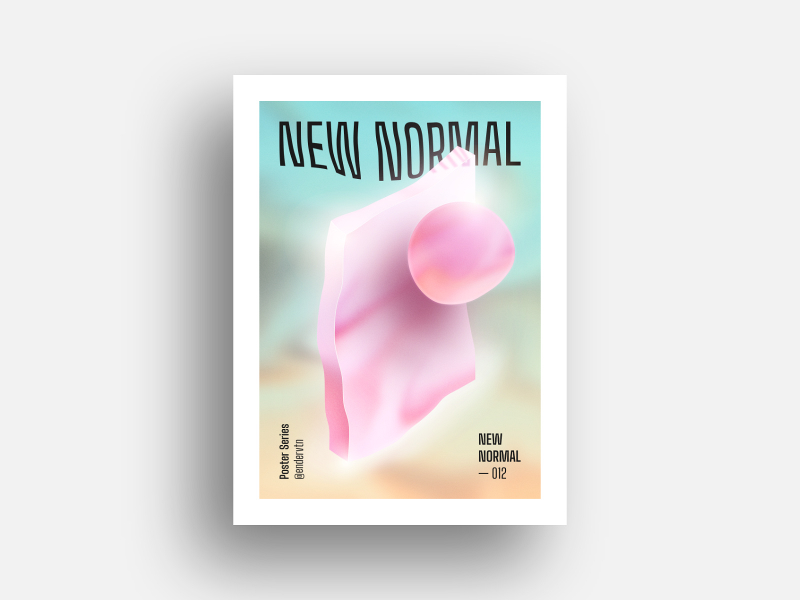New Normal Poster by Ender Vatan on Dribbble