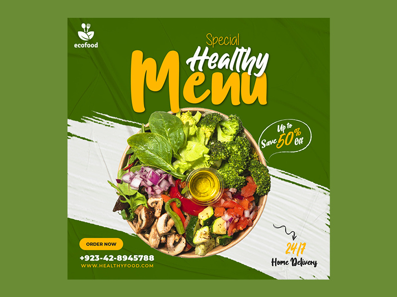 Healthy Menu. by Haider on Dribbble
