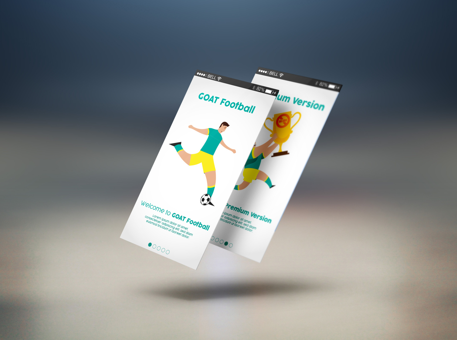 Scoring App Welcome Screens by Abu Md Ahad Mifta on Dribbble