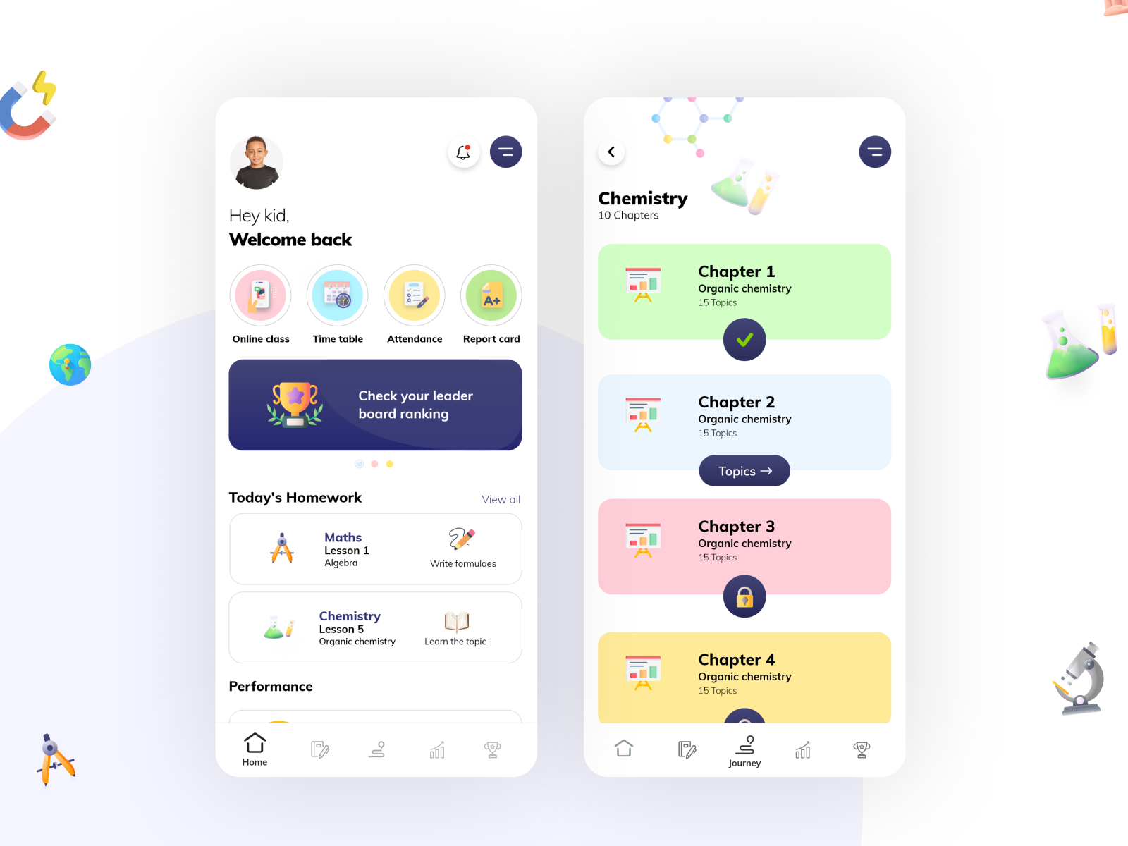 School app - UNBOX by Guna Sekar on Dribbble