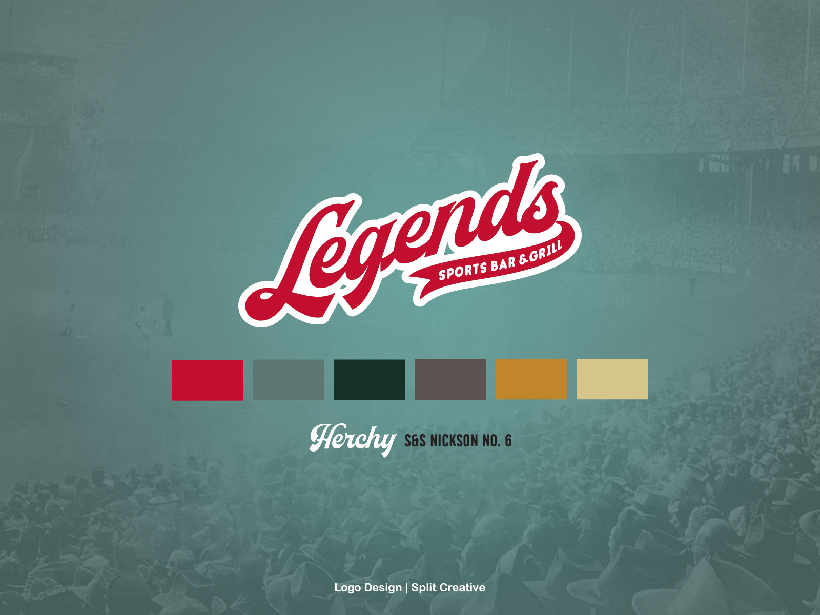Logo Design Legends Bar and Grill by Lance Drew on Dribbble