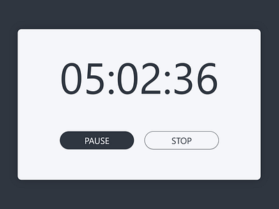 Countdown timer design by Lohita Joshi on Dribbble