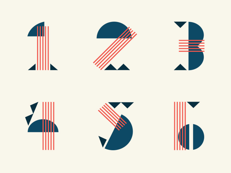 Numbers by Steve Wolf on Dribbble