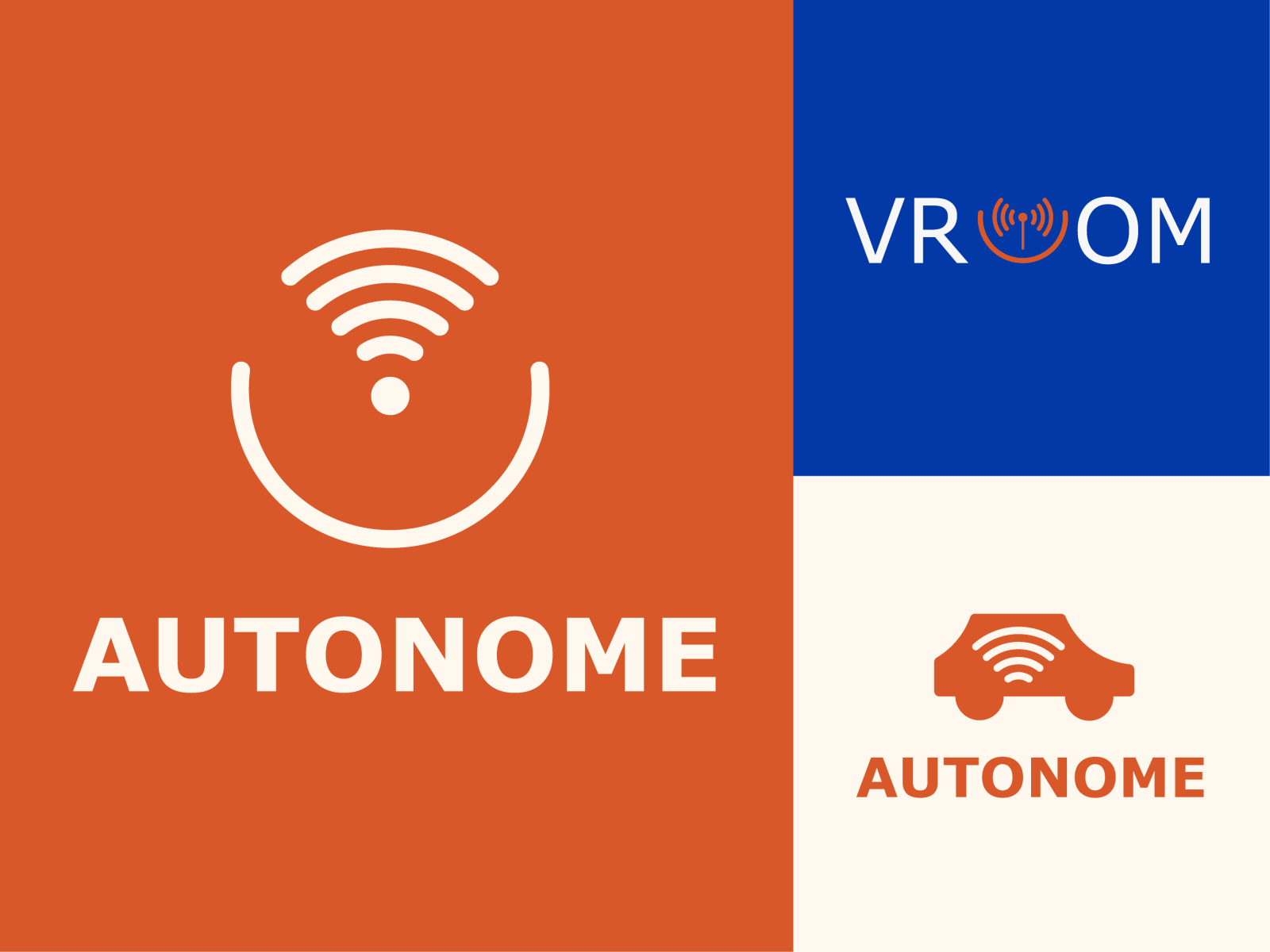 Autonome - Driveless car Logo by Ruddy LONY on Dribbble