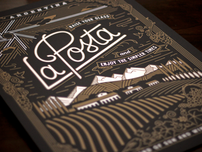 La Posta Poster by Canales & Co. on Dribbble