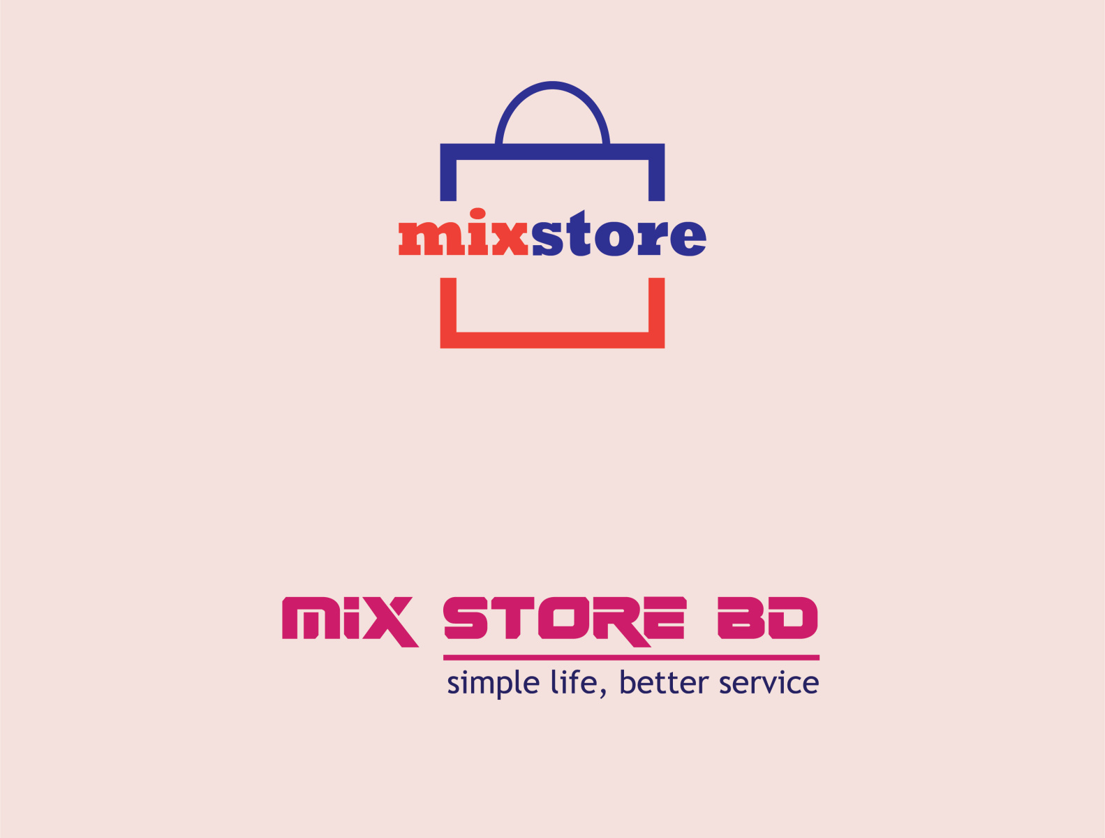 Mixstore Logo by Shamim Sheikh on Dribbble