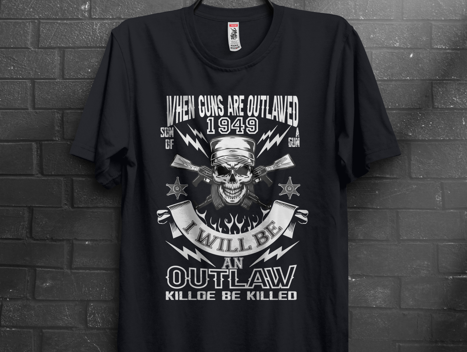 Custom gun/ rifle T-shirt Designs. by Shamim Sheikh on Dribbble