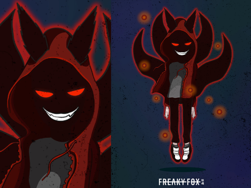 Freaky Fox Poster by Laura on Dribbble