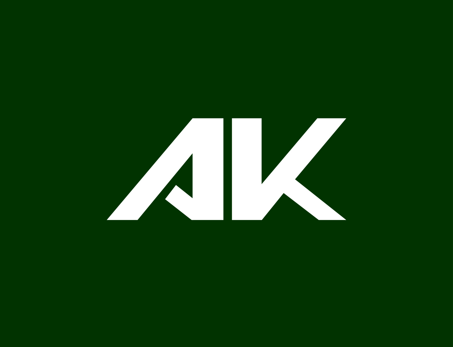 AK modern logo design by xcoolee on Dribbble
