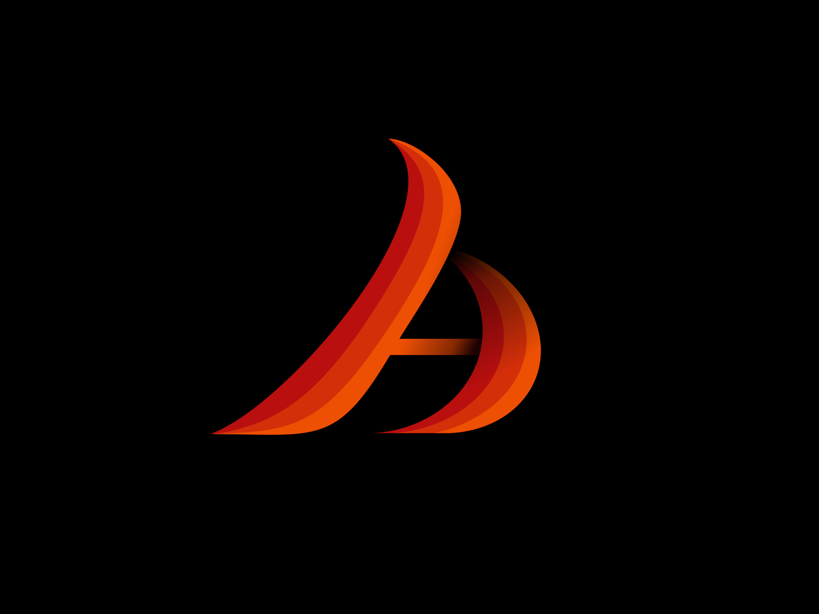 Letter A by Muzulan on Dribbble