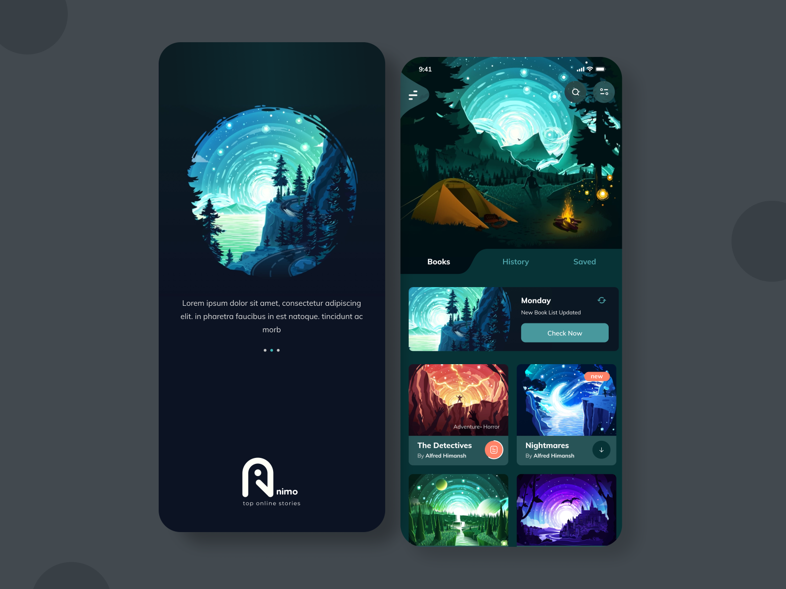 E-Book App Concept by Ashik Prottoy on Dribbble