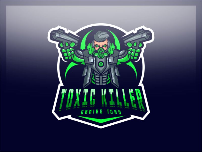 Toxic Killer Mascot Logo by 4K Studio on Dribbble