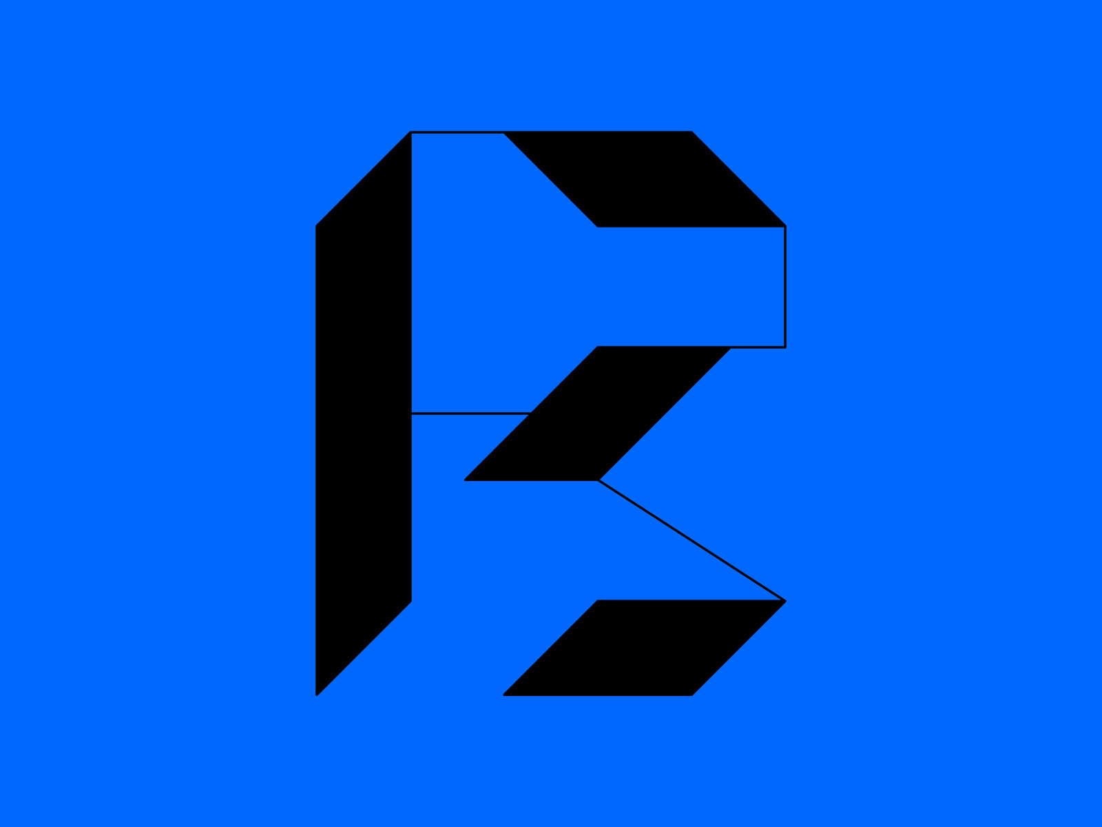 36 Days Of Type - R by Ana Abashidze on Dribbble