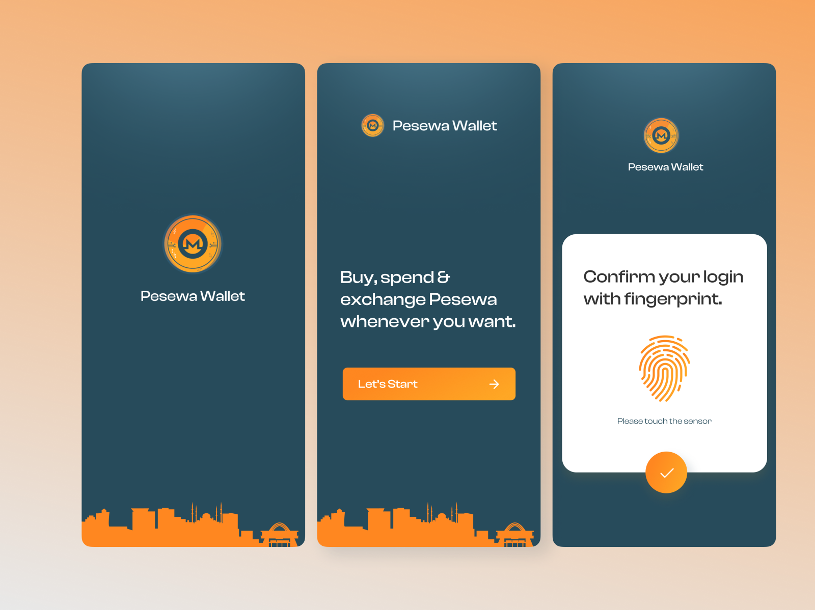 Cryptocurrency wallet | onboarding and login pages by kingsley ...