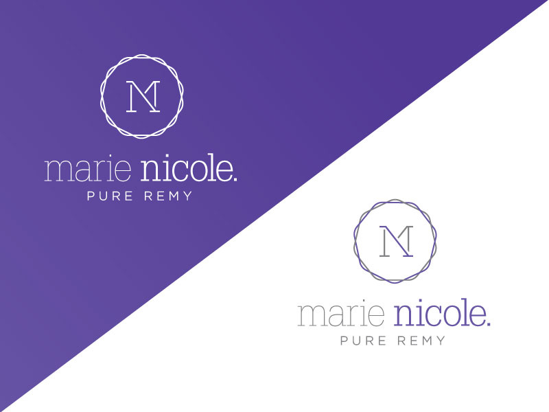 Dribbble - marie-nicole-logo-concepts-r1a.jpg by Jeremy Clardy