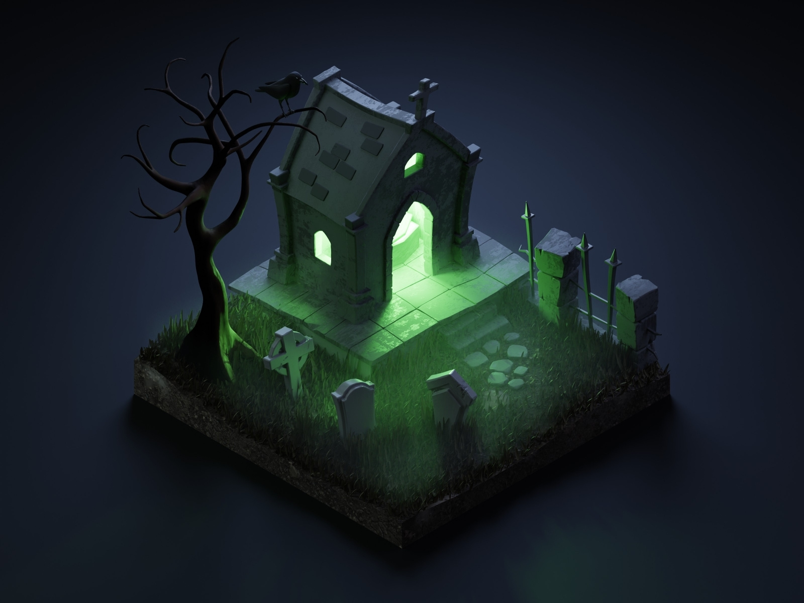 Crypt by Aaron Van de Weijenberg on Dribbble