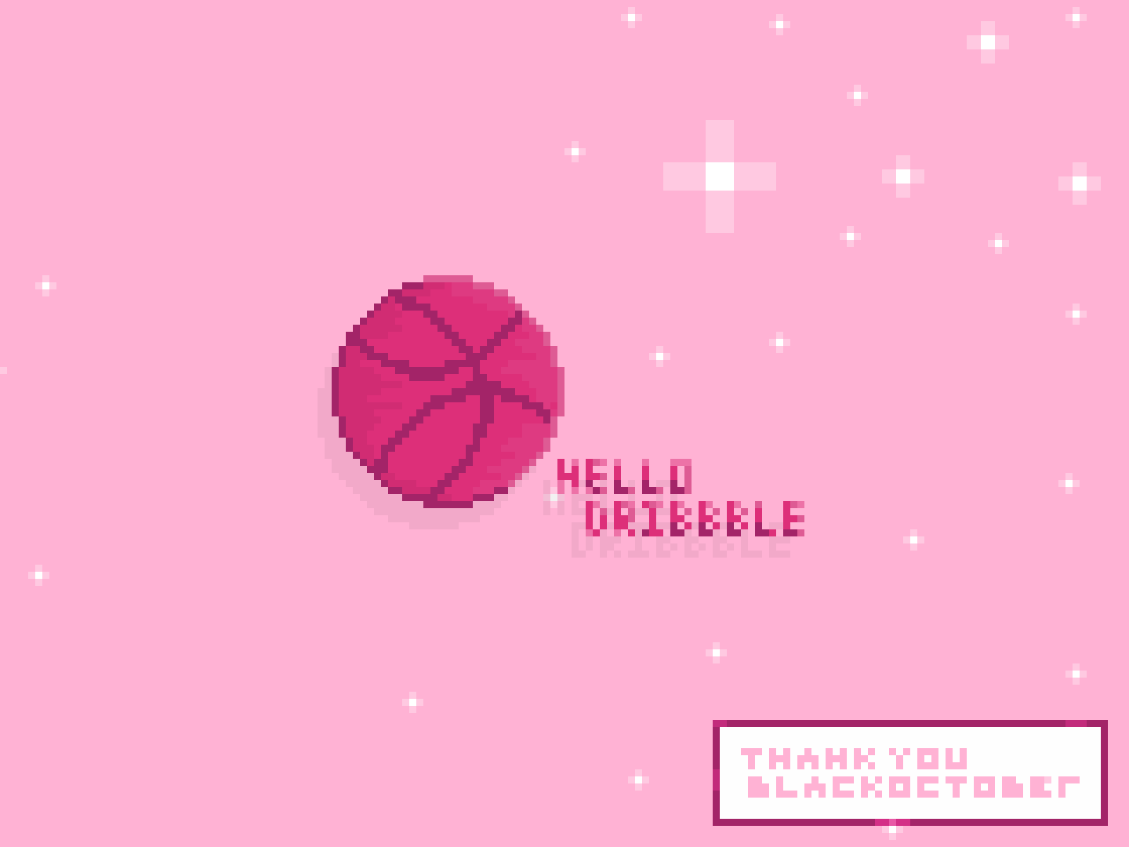 Hello Dribbble by PixelChickken on Dribbble