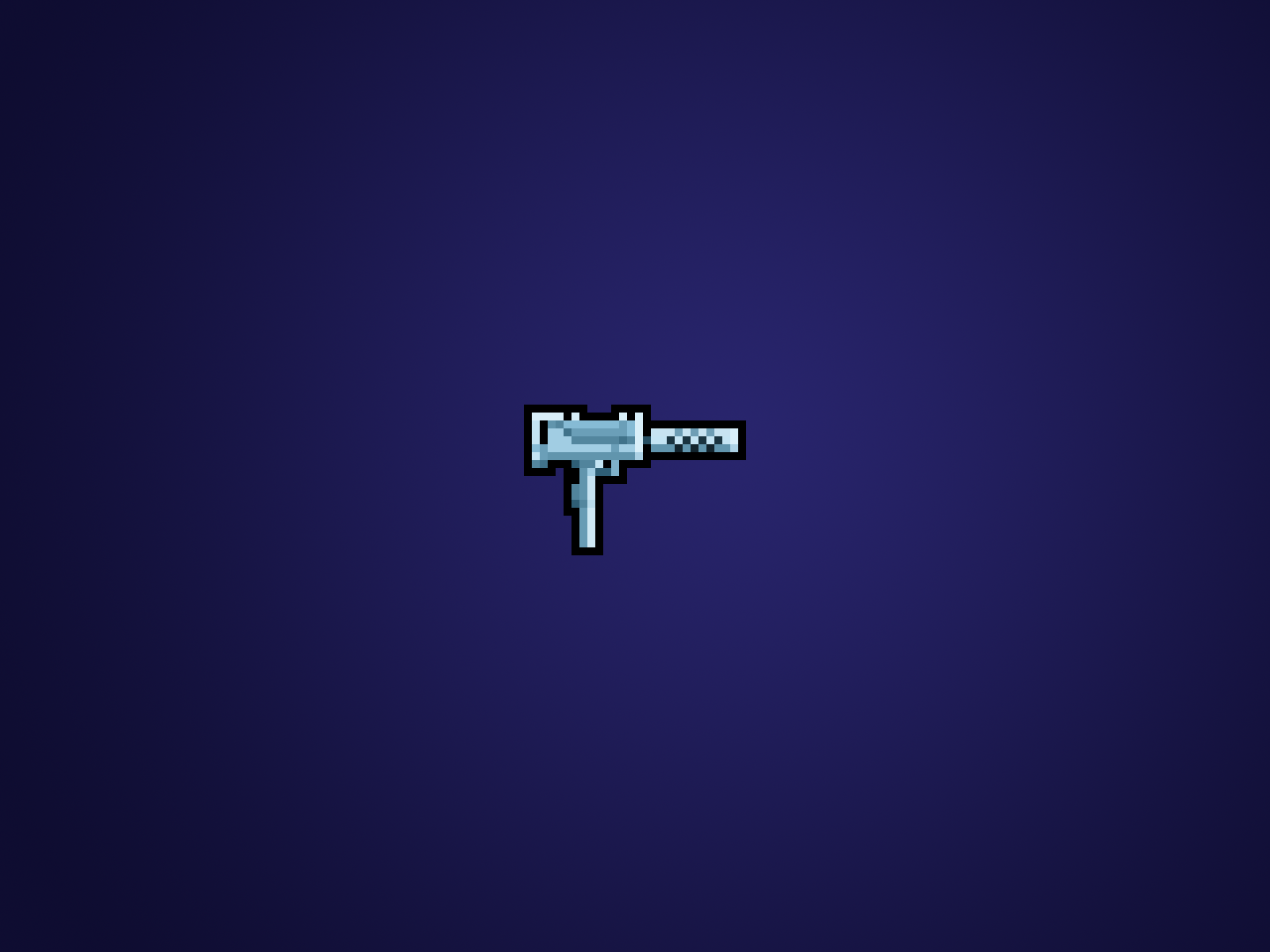 Minecraft Pistol Pixel Art