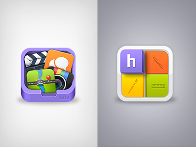Hubbl App Icon by Terry Fernando on Dribbble