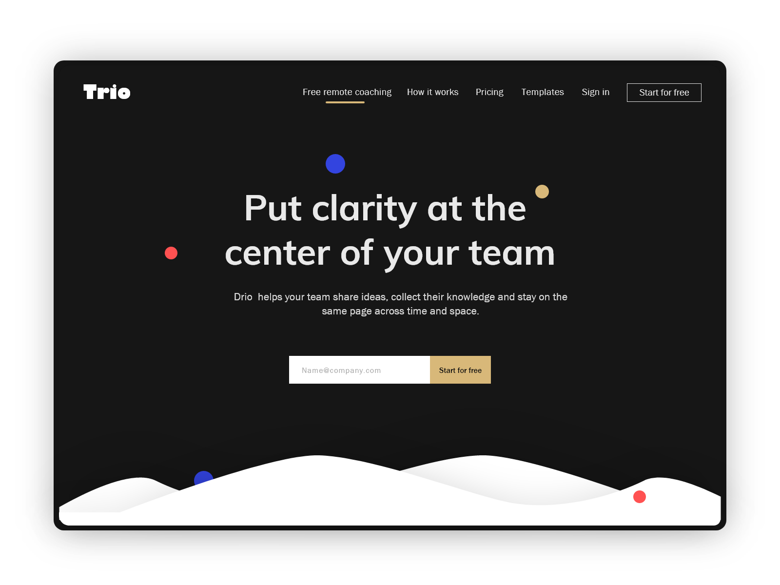 Trio Team. by Vishal Singh on Dribbble