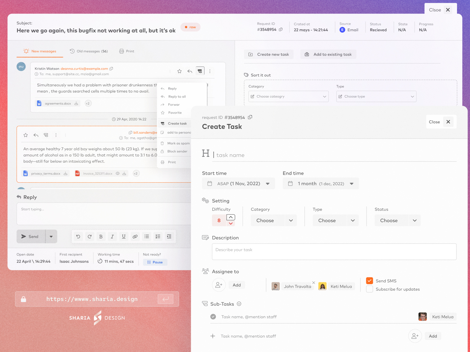 Chat Modal Ui Component Turn Into Task 1 By Sharia Design On