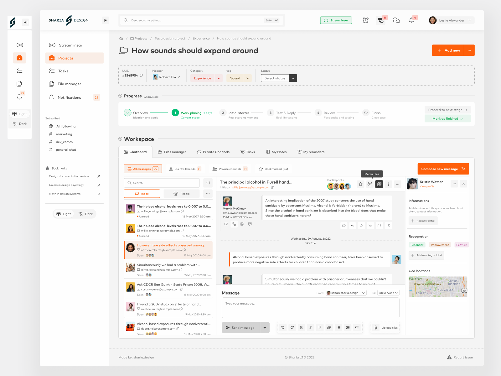 Any (thing) projects management - Full Prototype by Sharia Design on Dribbble