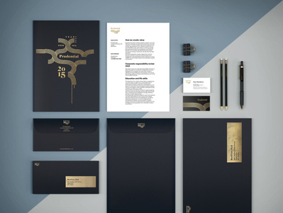 Branding design for Prudential PLC by Vitali Jakupov on Dribbble