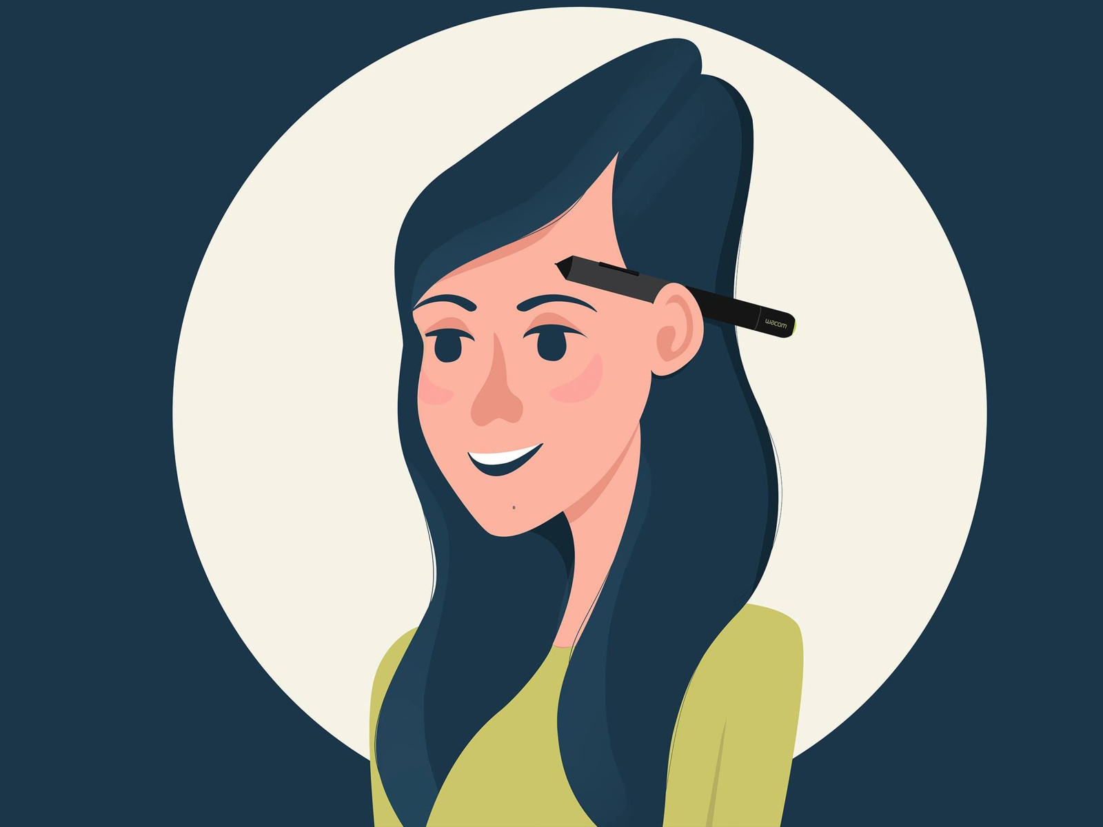 Self character by Pubali Ghosh on Dribbble