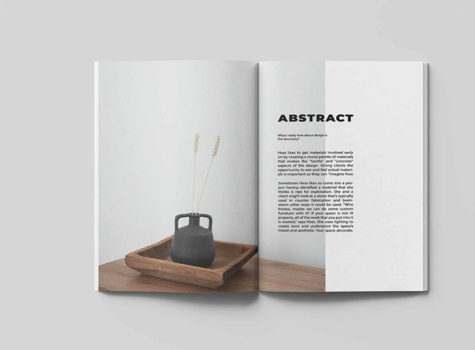 Architecture magazine layout by Dana on Dribbble