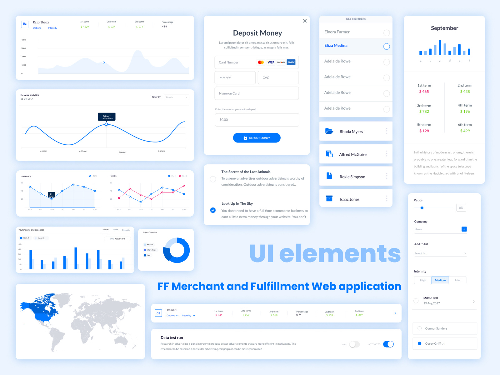 UI Elements e-Commerce web application by Viktoria Kabachenko on Dribbble