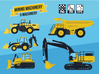 Mining Machinery by Lulu Imanda on Dribbble
