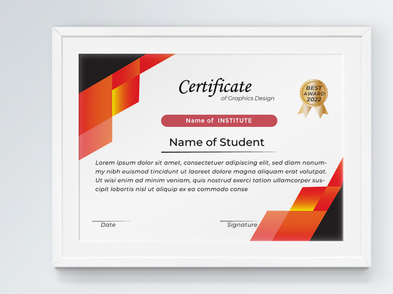 Creative certificate template by Md Monir Miah on Dribbble