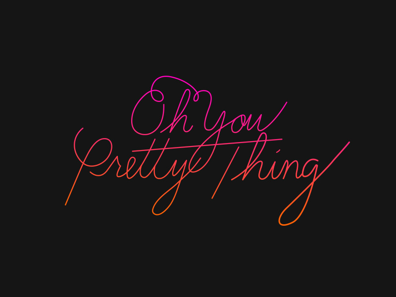 Pretty Thing by Nick Norwood on Dribbble