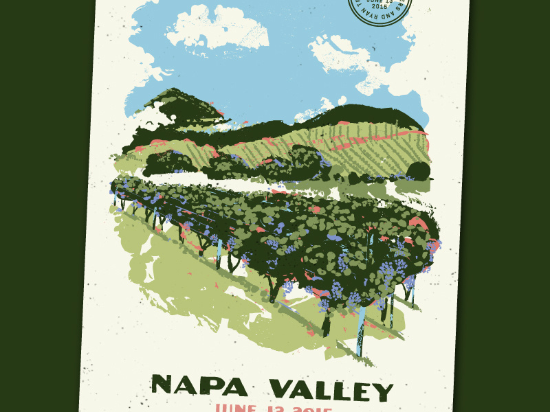 Napa Valley–WIP by Joshua Gille on Dribbble
