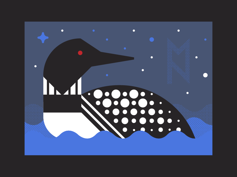 WIP: MN Loon by Joshua Gille on Dribbble