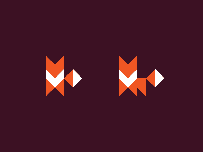 Geo-Foxes by Joshua Gille on Dribbble