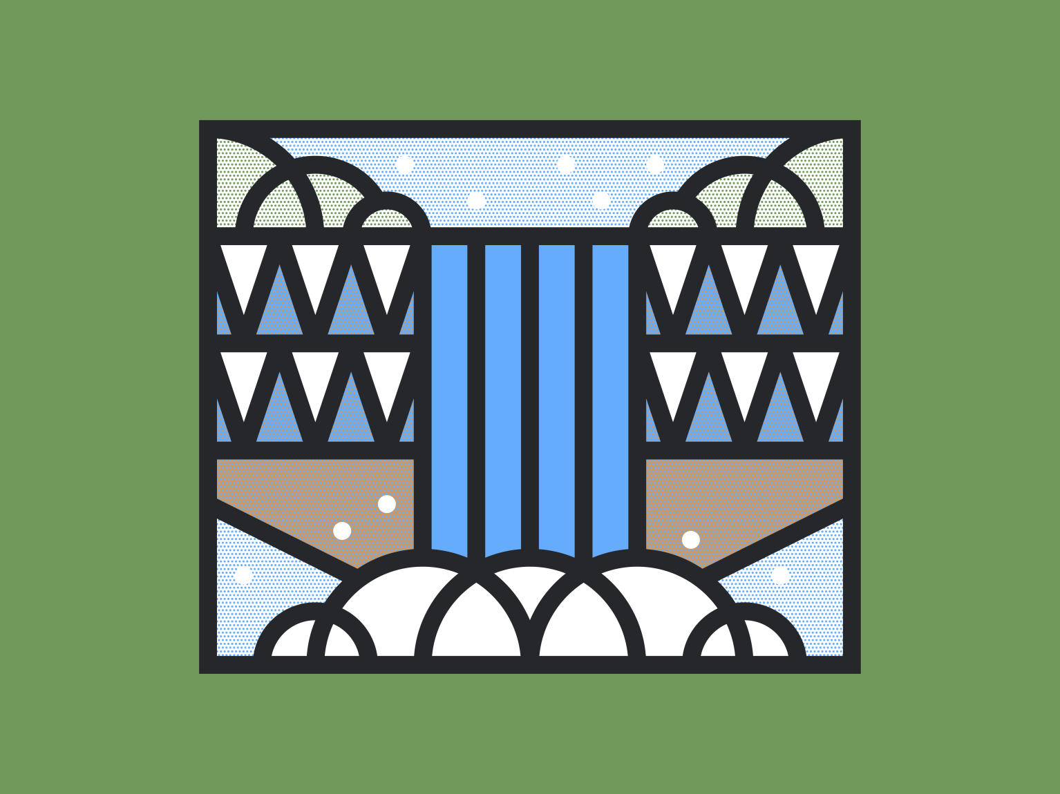 Frozen Falls by Joshua Gille on Dribbble