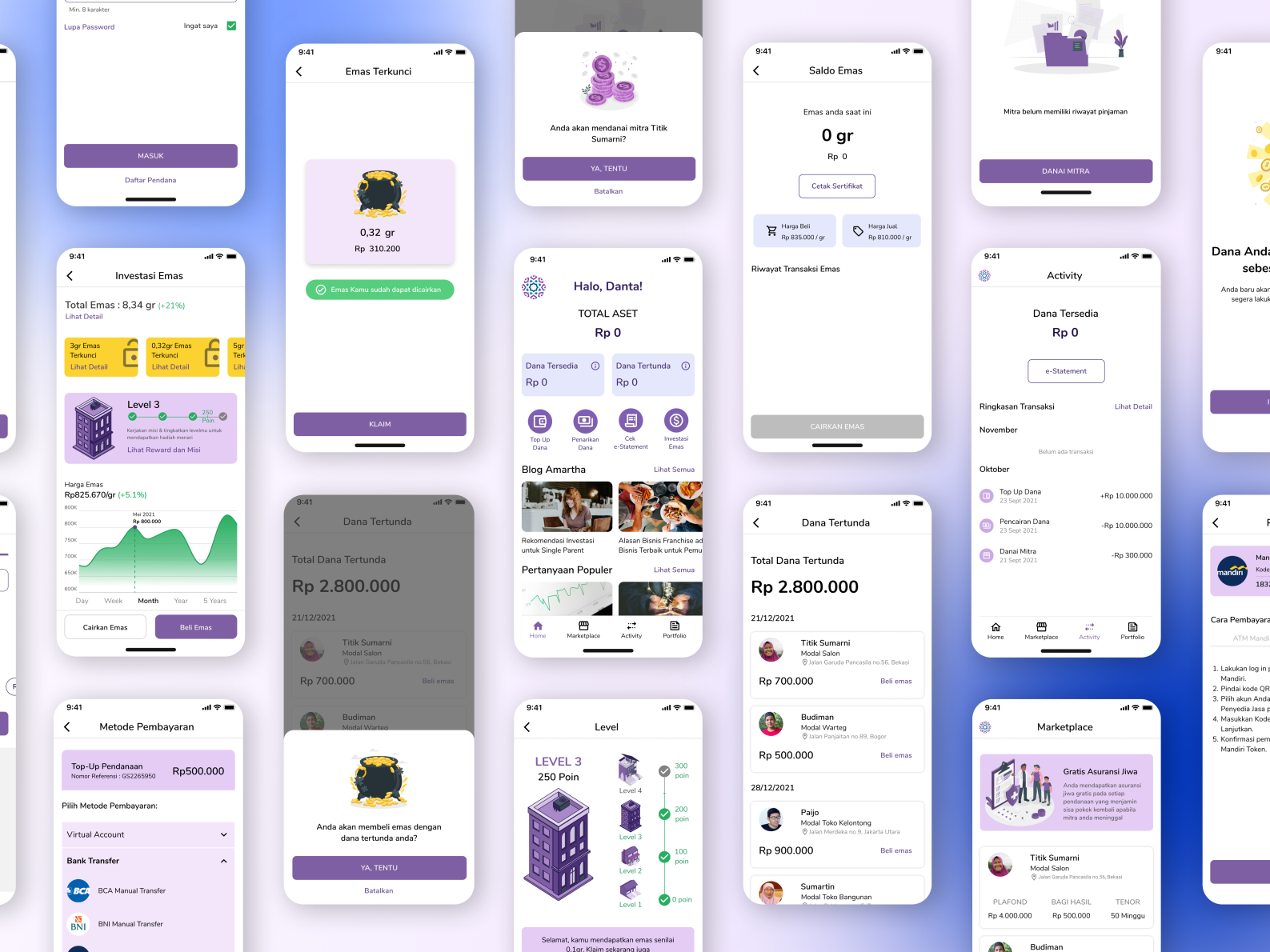 Gold Investment - Amartha Revamp by Quinxy Mahardhika on Dribbble