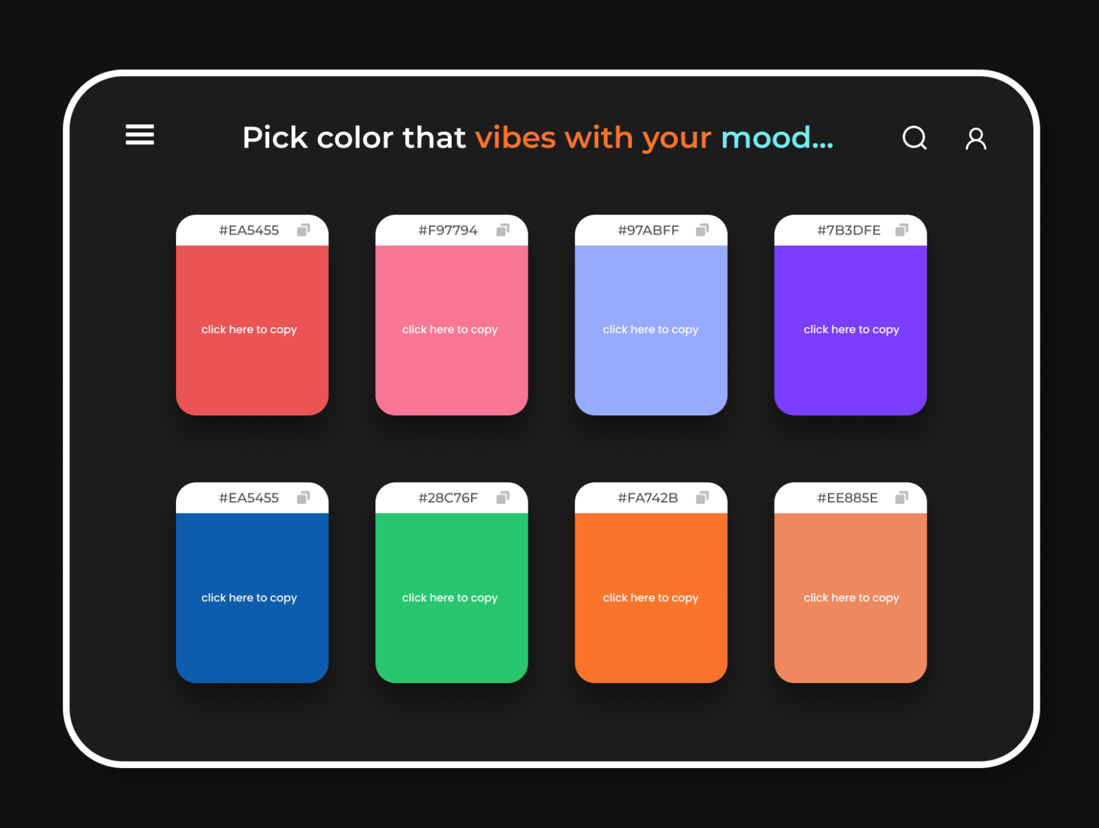 Day #060 : Color Picker UI by Siddhant giri on Dribbble