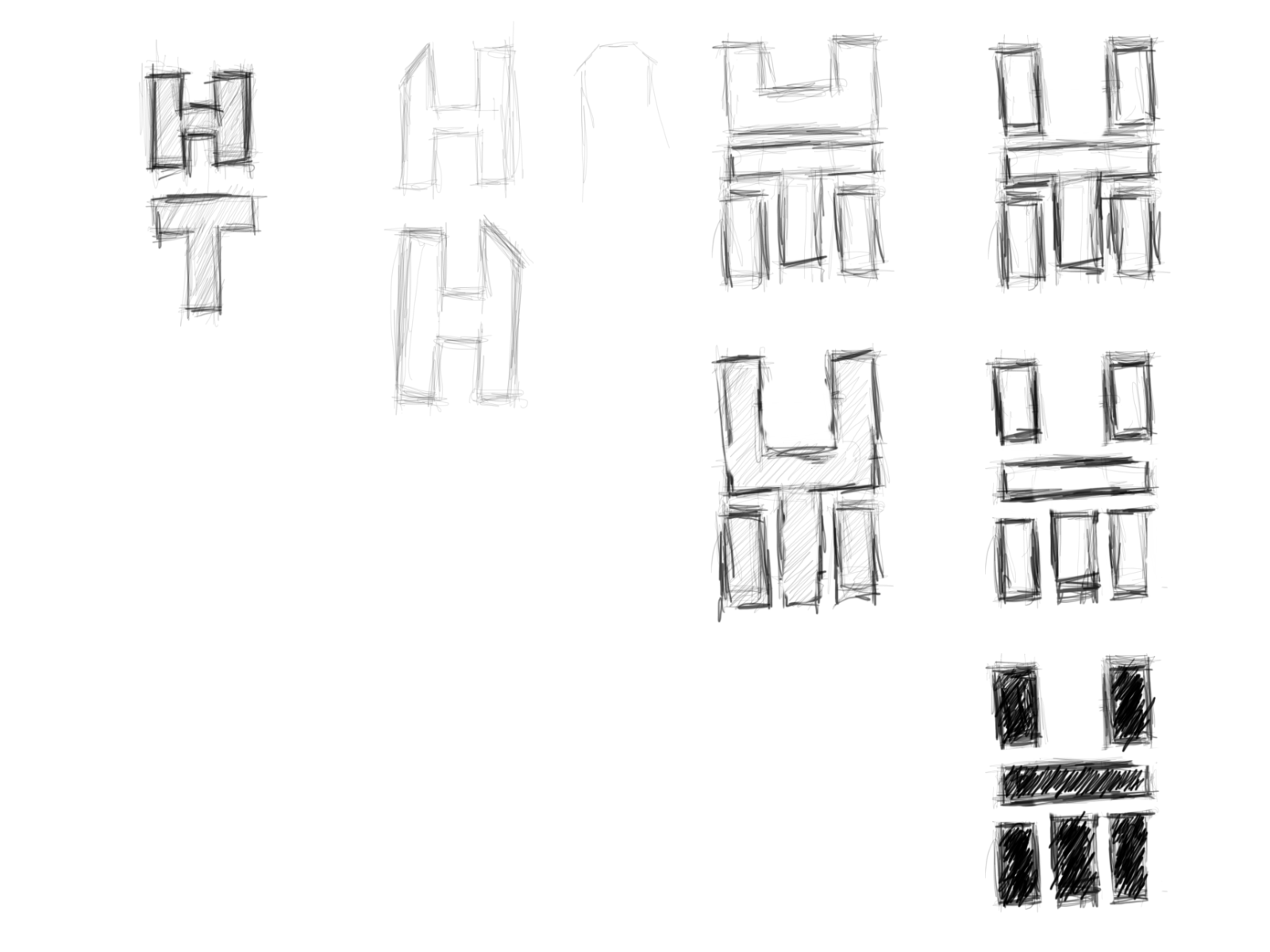 HT Design Logo Concept Sketch by HT Design on Dribbble