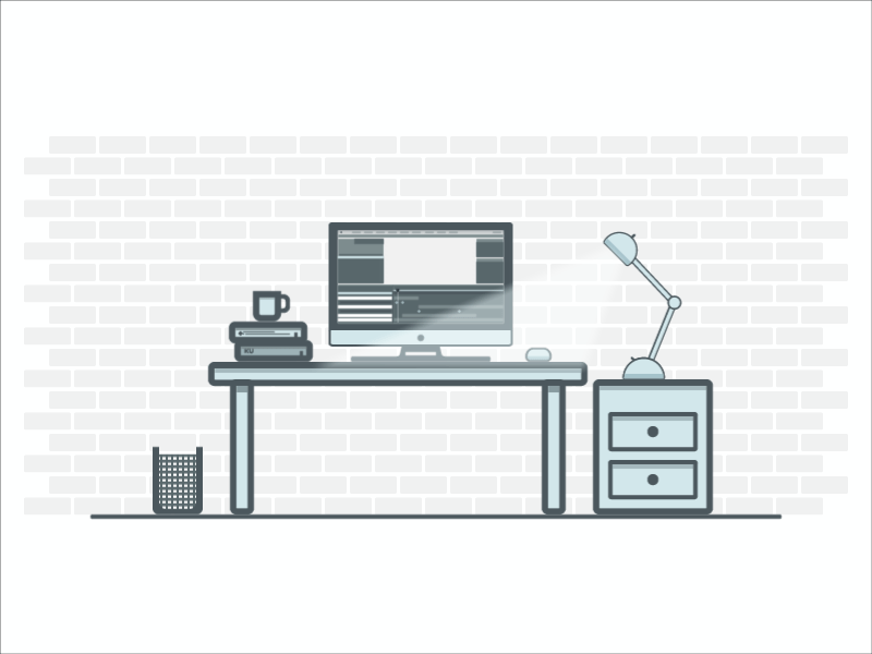 Workspace by Sang Nguyen on Dribbble