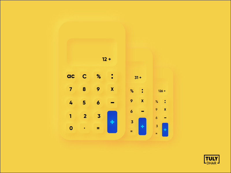 Neomorphism Calculator by Tuly Dhar on Dribbble