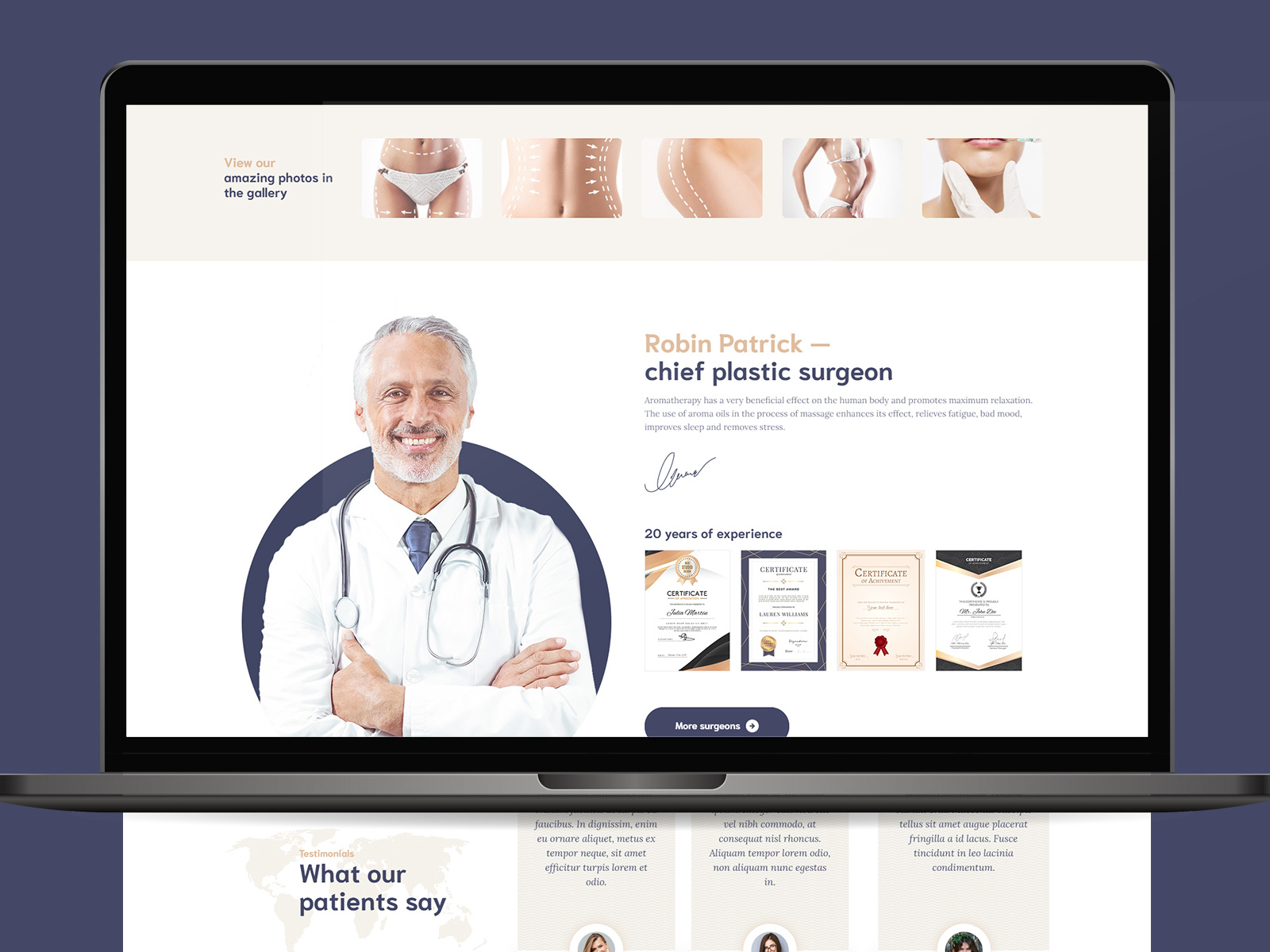 Internal page by Thomas on Dribbble