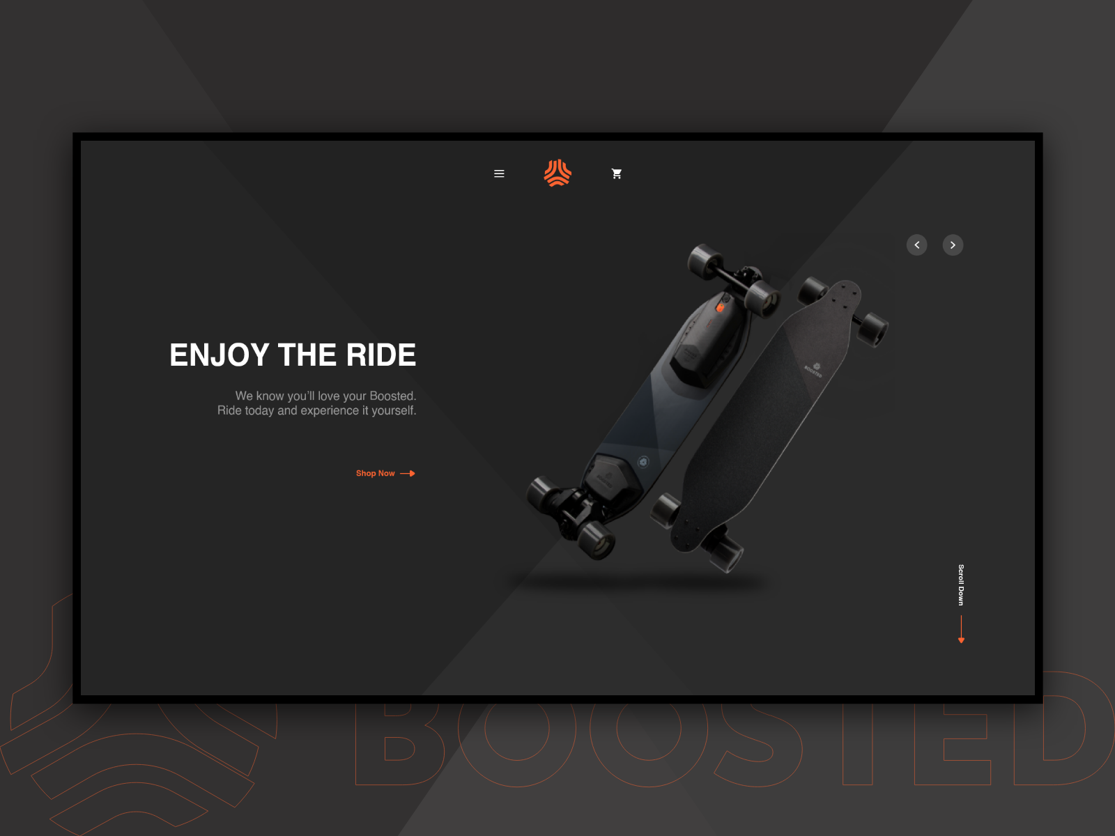 Boosted Boards Website Concept by Shota Gogoladze on Dribbble