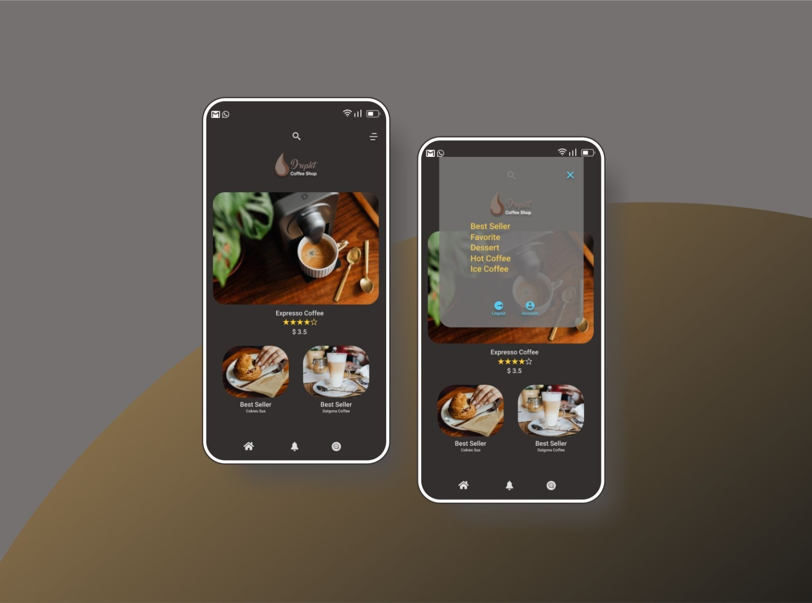 Coffee Shop UI Design by fuad sholihul on Dribbble