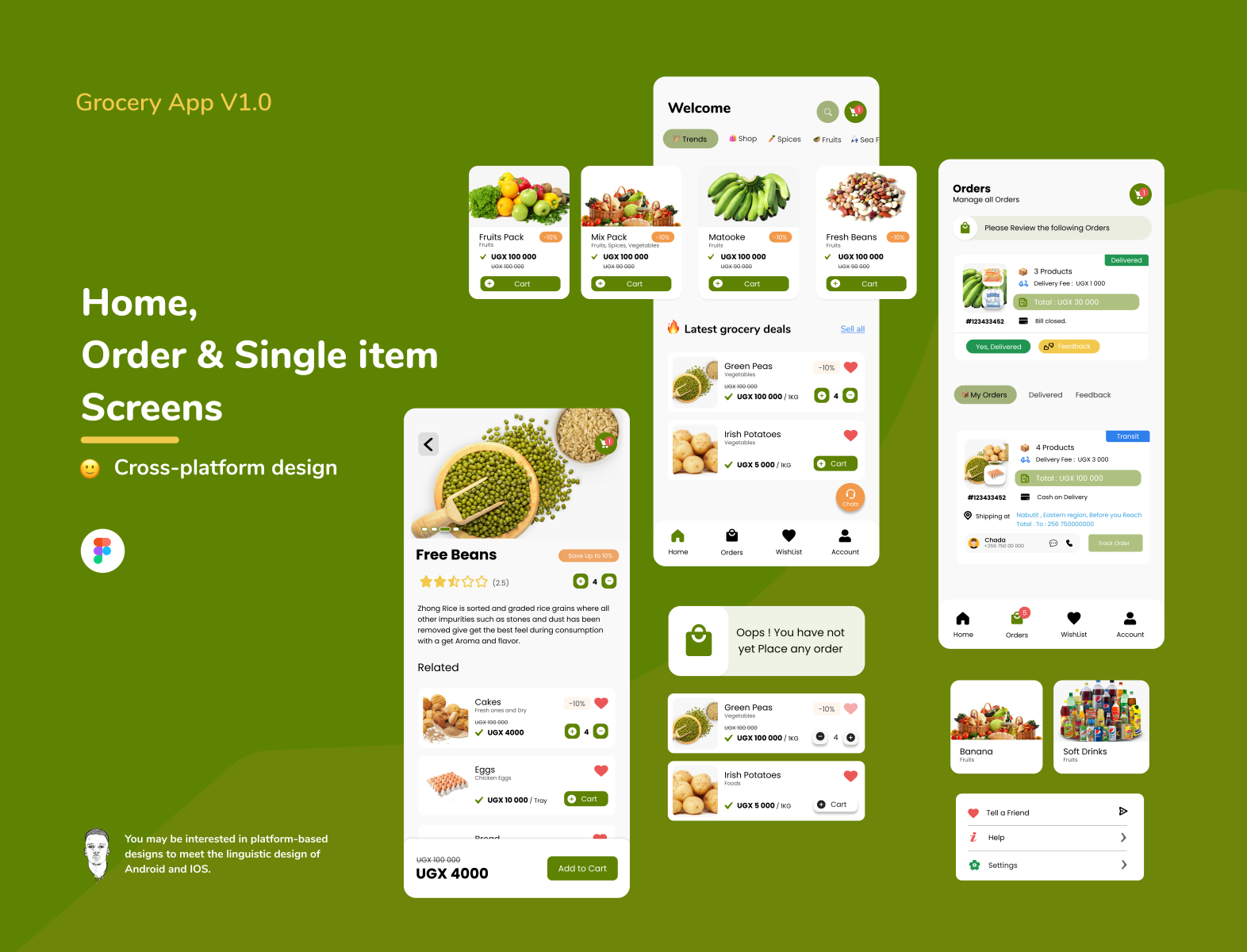 Grocery App by Alfred ruhara on Dribbble