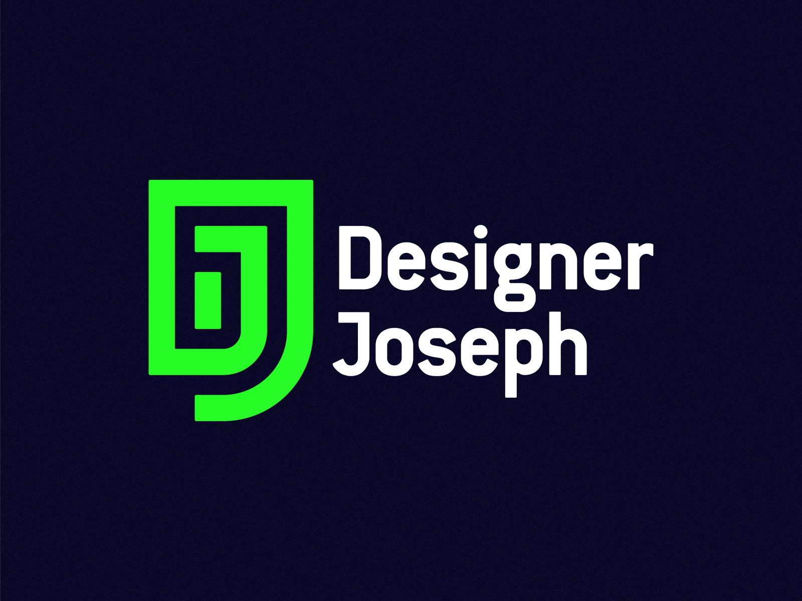 Designer Joseph's Brand Logo by Joseph Akinyemi on Dribbble