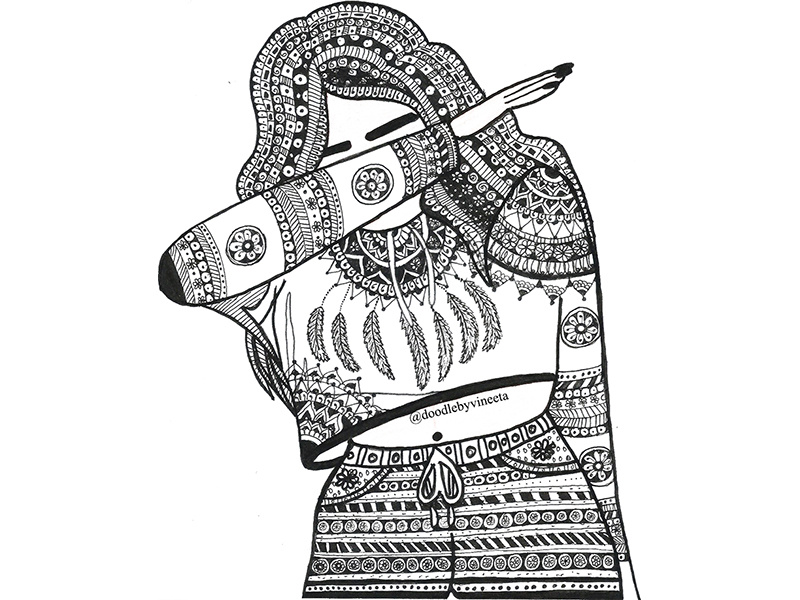 Girl Dab by Doodle By Vineeta on Dribbble