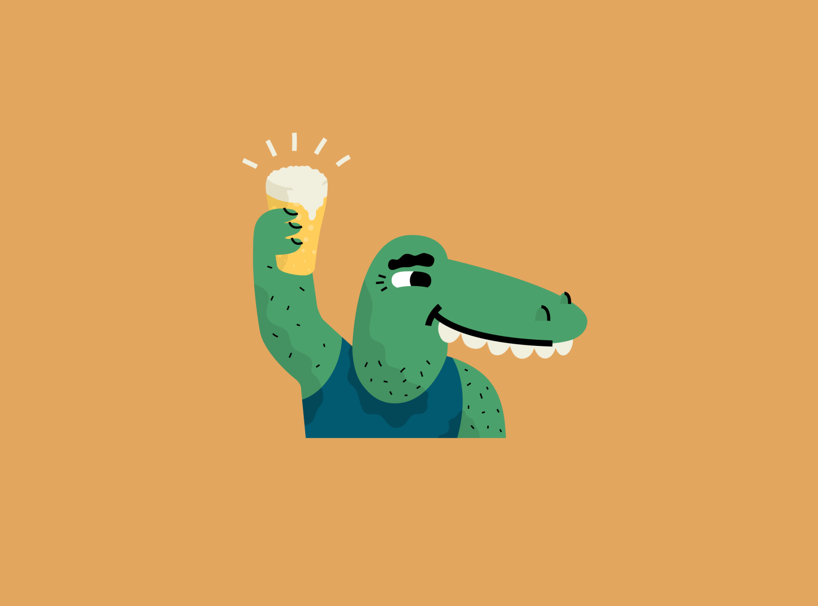 Crocodile Shin by Alex Perry on Dribbble