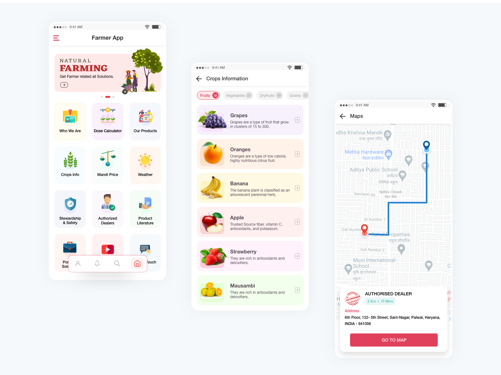 Farmer-Informative aap. by Abhinav Choudhary on Dribbble
